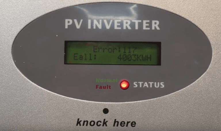 Growatt Solar Inverter Error 117 | Gold Coast Solar Power