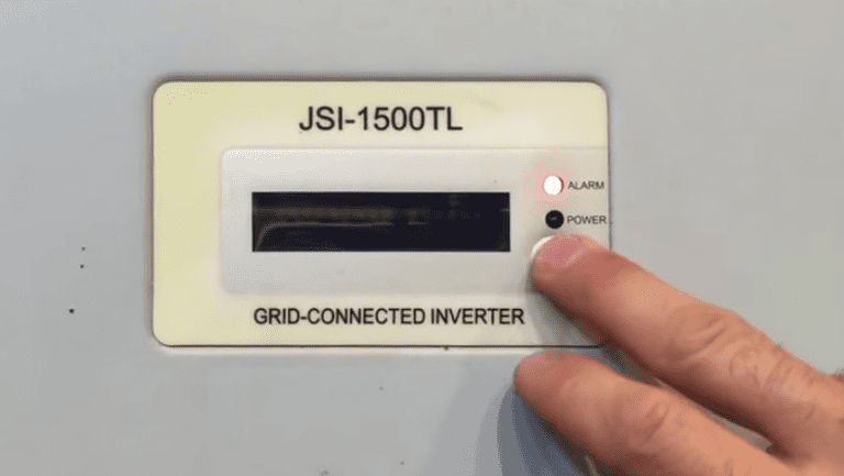 JFY Solar Inverter Red Alarm Light On And Screen Is Blank | Solar Power
