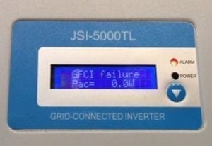 JFY JSI GFCI Failure - Gold Coast Solar Power Solutions